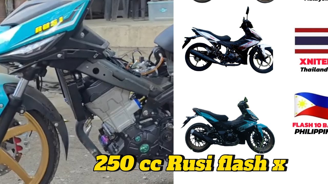 RUSI FLASH X 250 cc. By. Jmagz - YouTube