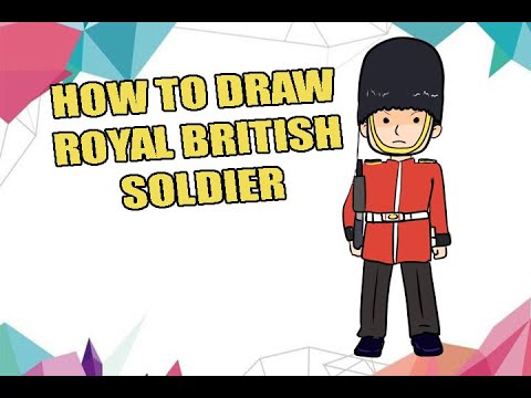 HOW TO DRAW BRITISH SOLDIER | ROYAL BRITISH GUARD DRAWING | EASY ...