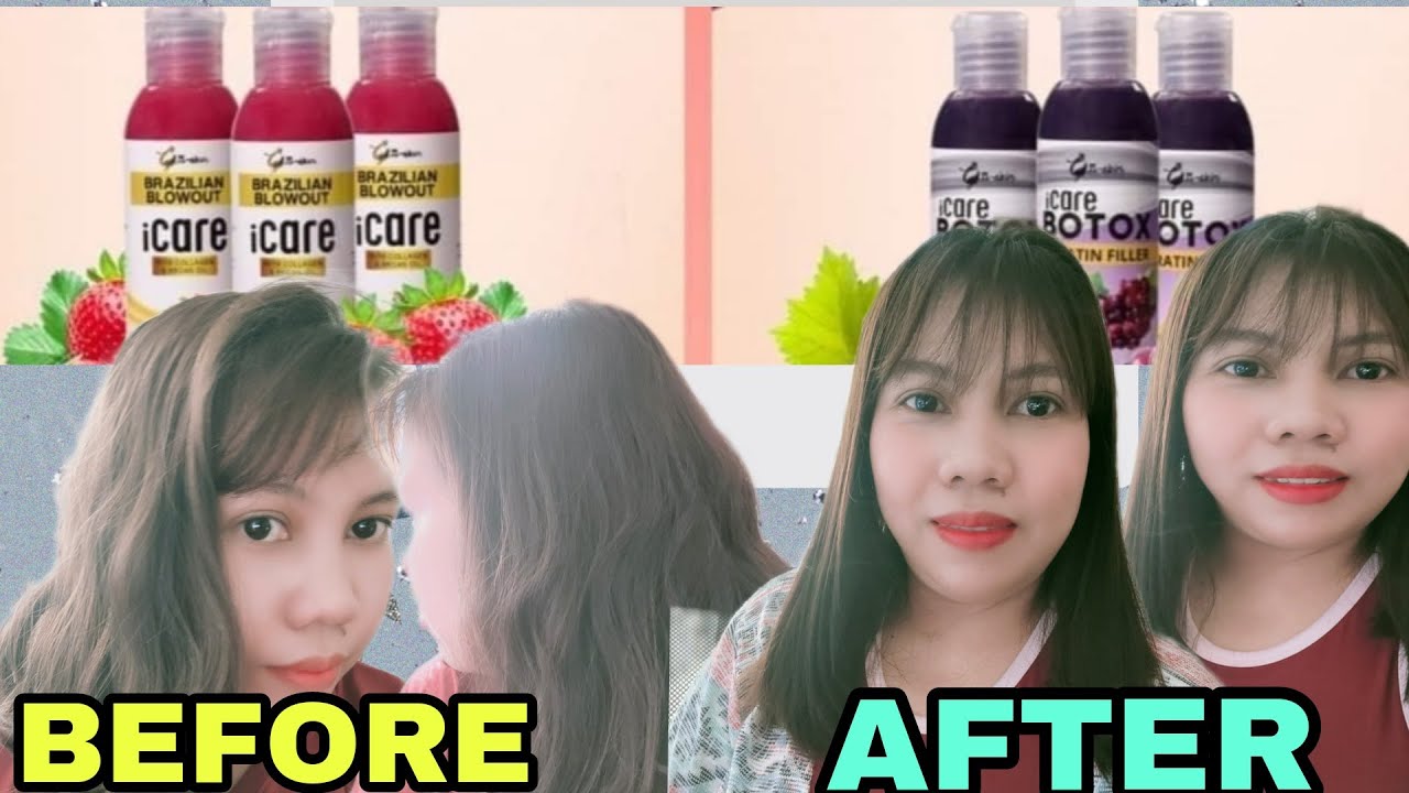 HOW TO USE iCARE BRAZILIAN BLOWOUT &iCare BOTOX Keratin Filler/Sure ang ...