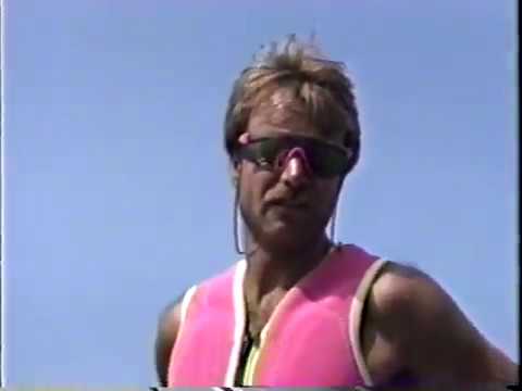 Roger Bunnell Trick Skiing and Barefooting Lake Kinkaid Sept 7, 1990 ...