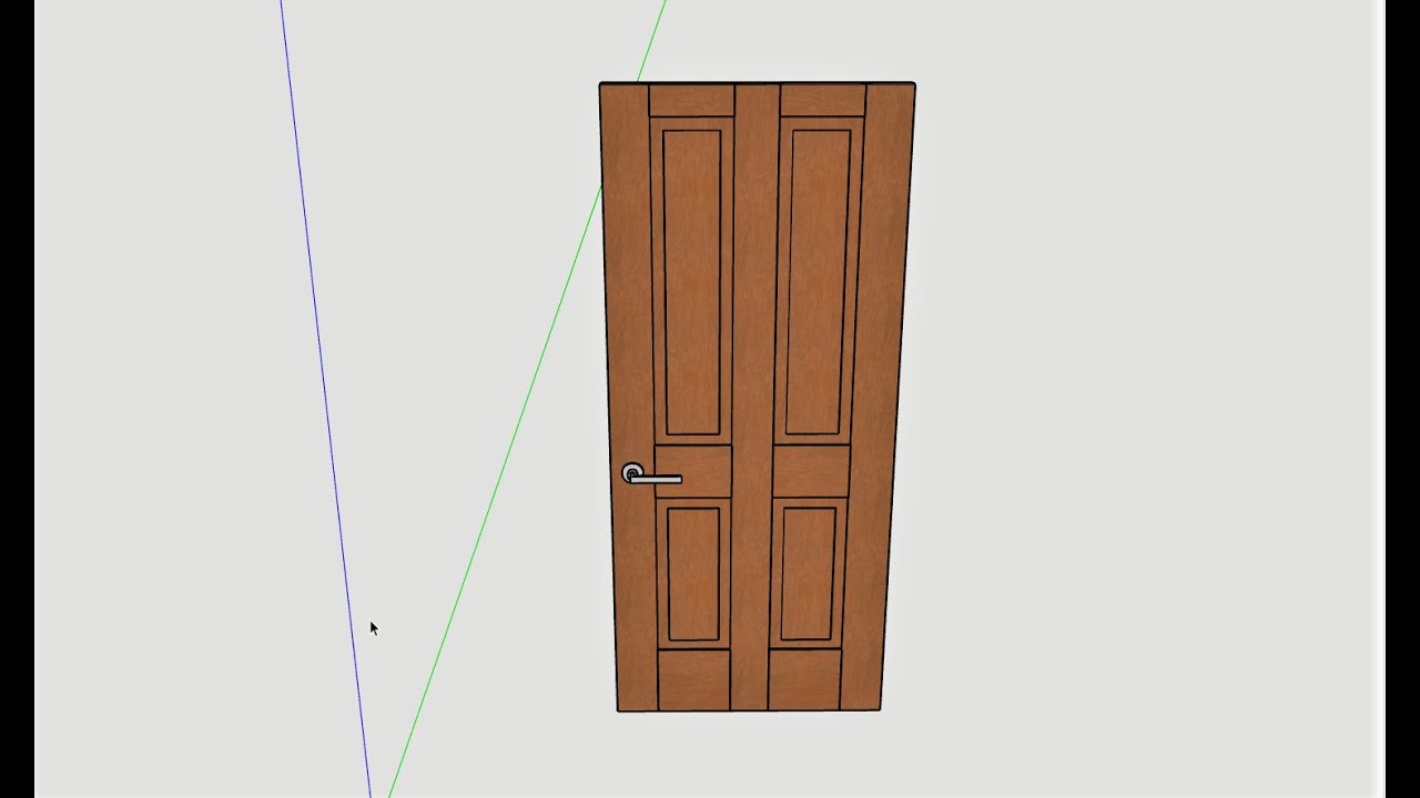 How To Make Door In SketchUp YouTube how-to-make-door-in-sketchup-youtube