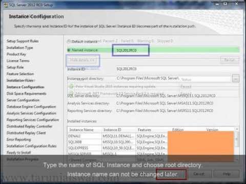 Step by Step : SQL Server 2012 RC 0 Installation - YouTube