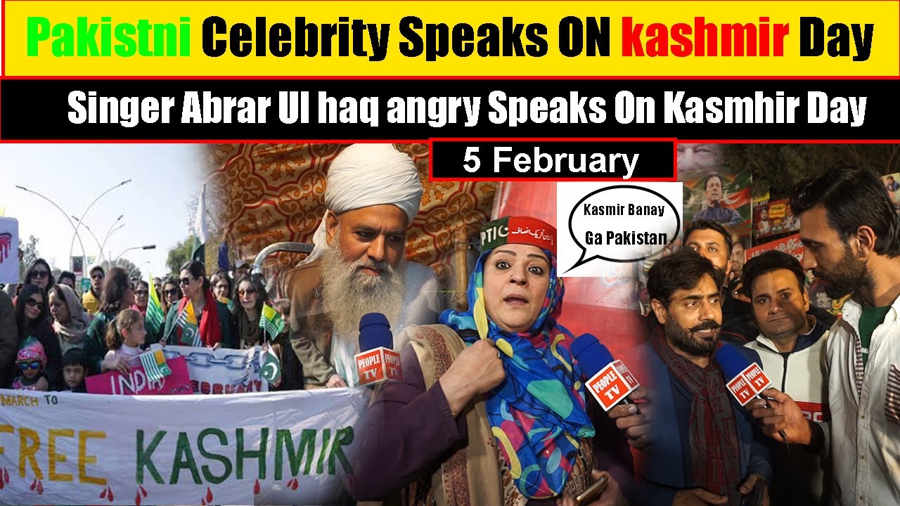 Pakistani celebrity speaks on Kashmir day | Singer abrar ul haq speaks ...