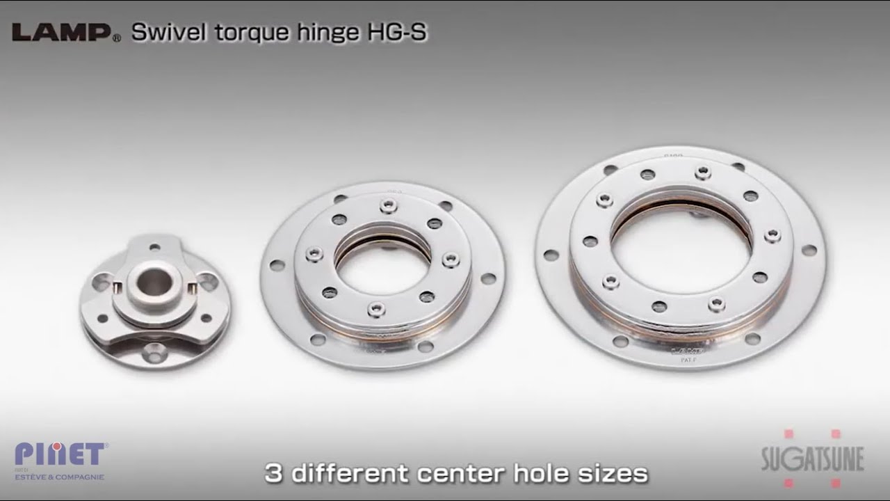 Swivel torque hinge - YouTube