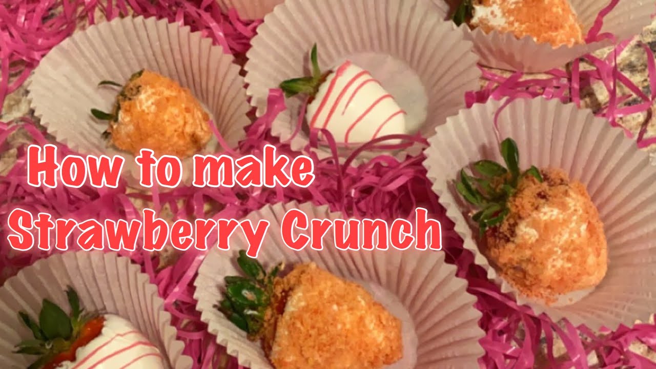 Strawberry Crunch | Quick Tutorial - YouTube