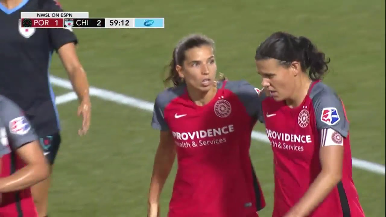 GOAL: Tobin Heath header goal - YouTube