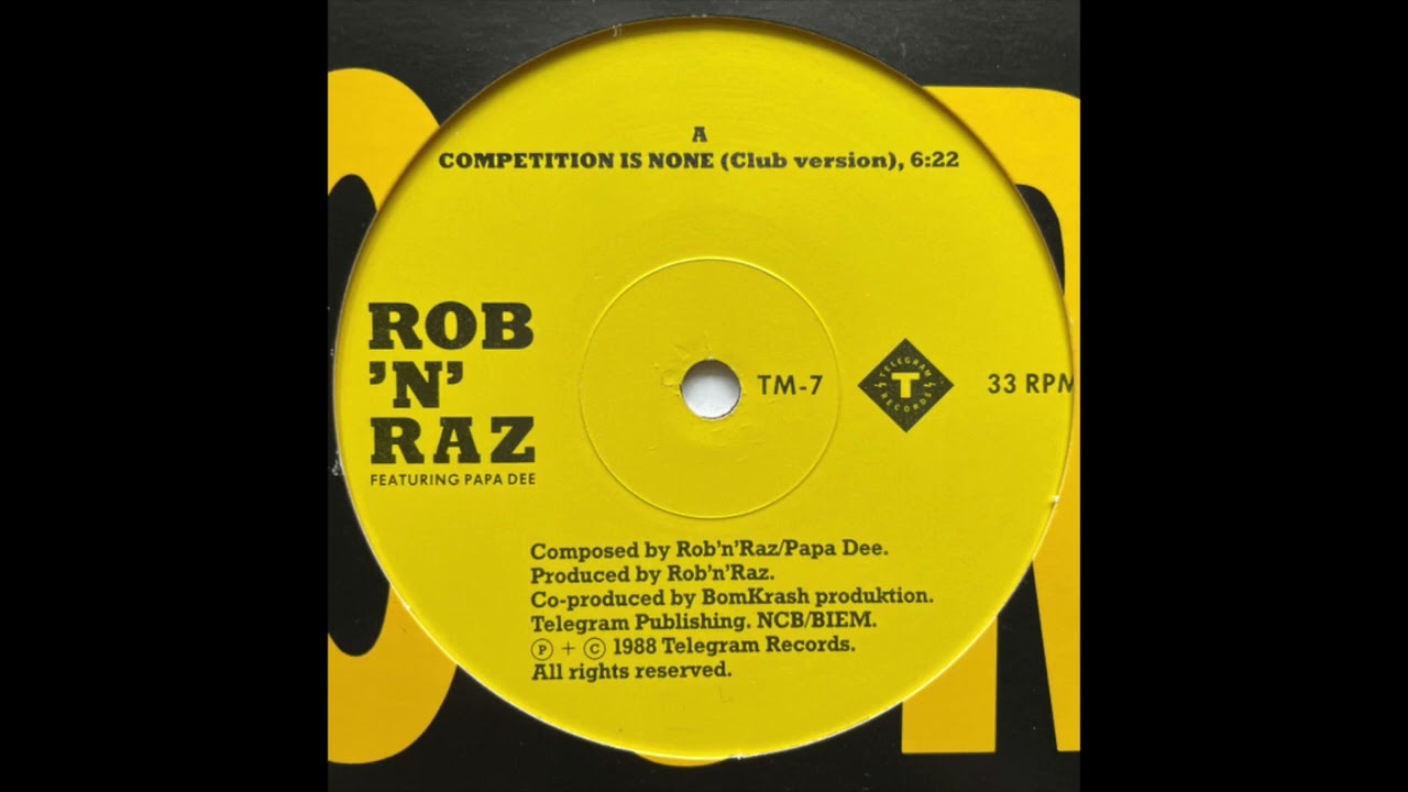 Rob 'N' Raz Featuring Papa Dee - Competition Is None (Club Version ...