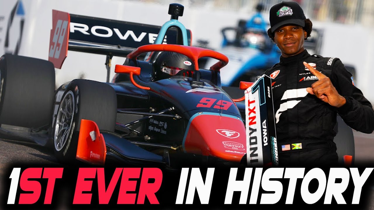 MYLES ROWE | INDY NXT RACING HISTORY - YouTube