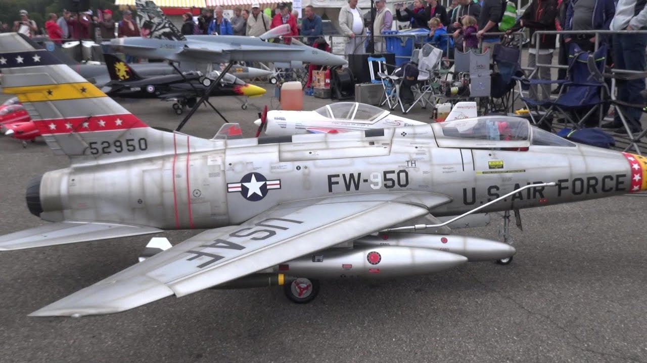 U.S AIR FORCE NORTH AMERICAN F-100 AND F-104G STARFIGHTER TOGETHER RC ...