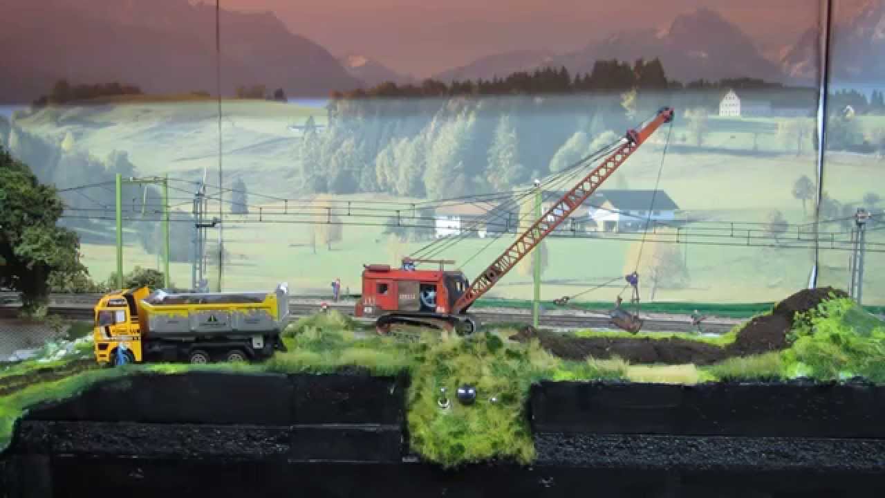 MENCK Dragline Bagger Kibri - YouTube