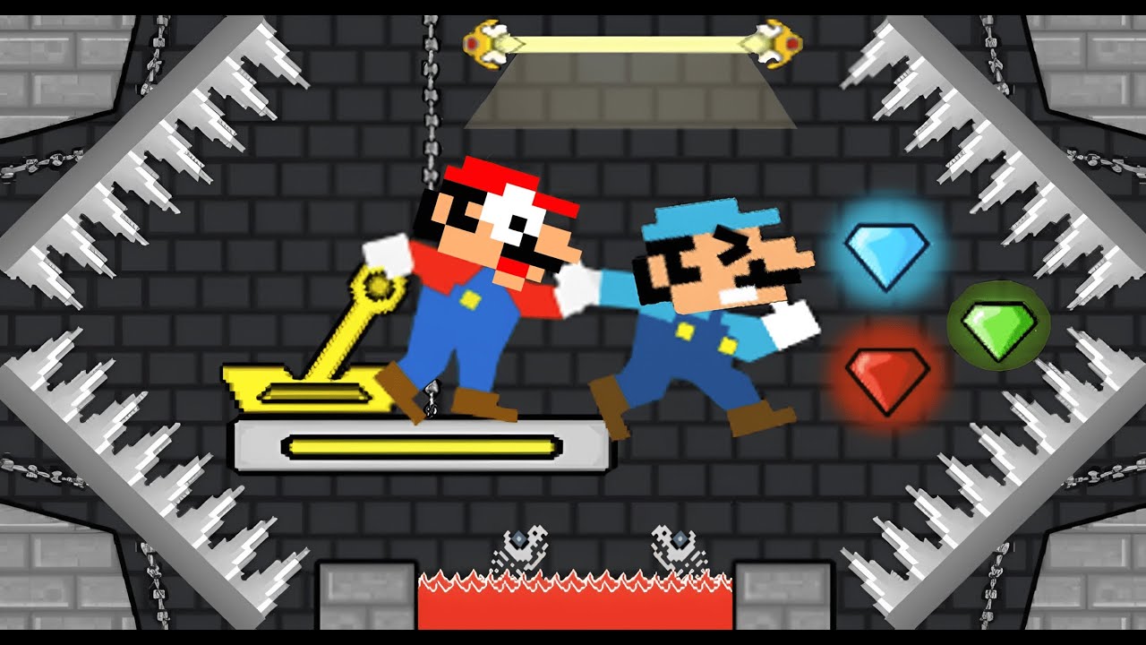 Mario HOT & Mario ICE Escape Watergirl and Fireboy Challenge #new ...