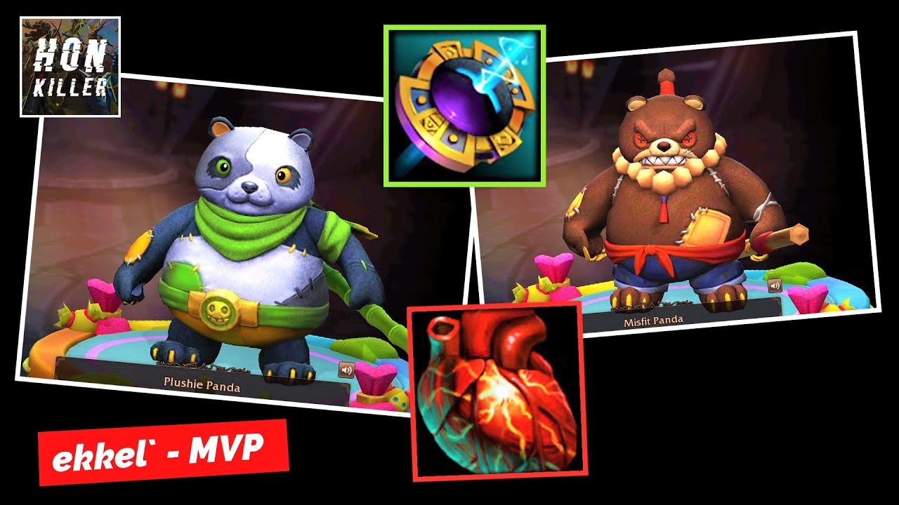 HoN Pandamonium PORTAL KEY with BEHEMOTH'S HEART - MVP - YouTube