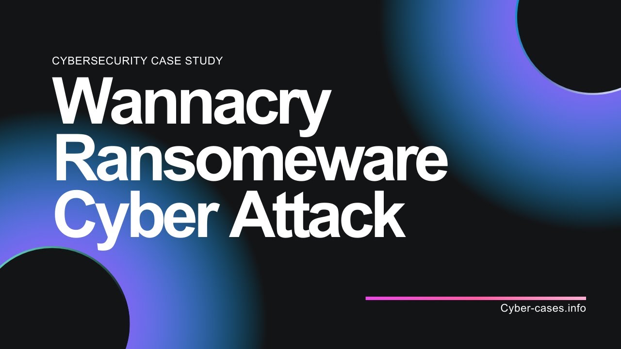 Case Study on 2017 WannaCry Ransomware Attack - YouTube