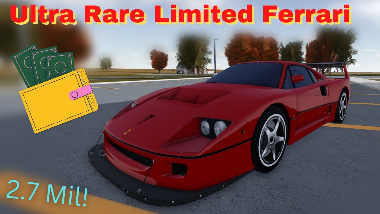 THE BEST NEW LIMITED IN GREENVILLE Ferrari F40 Competizione roblox the-best-new-limited-in-greenville-ferrari-f40-competizione-roblox