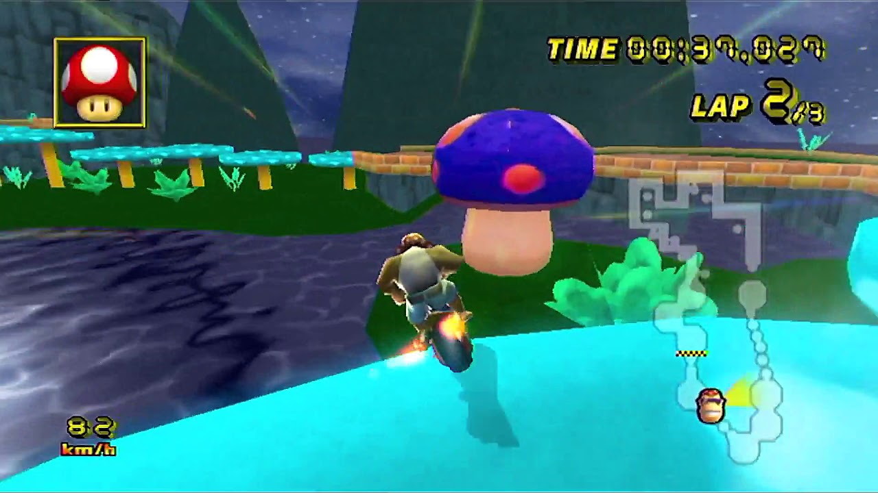 [MKW] Kinoko Cave - 1:37.774 - fuse back? - YouTube