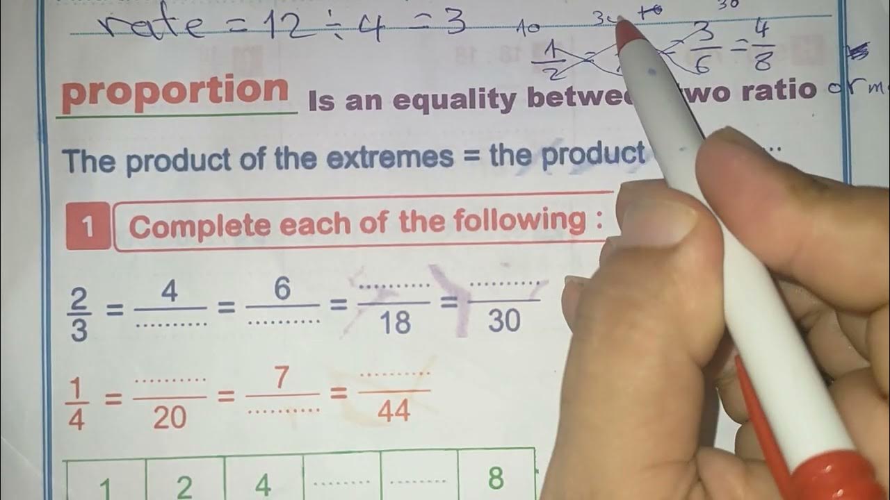 prep. 1 proportion - YouTube