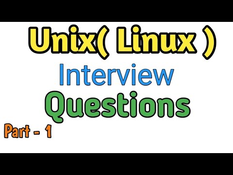 Unix Interview Questions |Basic unix commands 2020 | Learning phase - YouTube