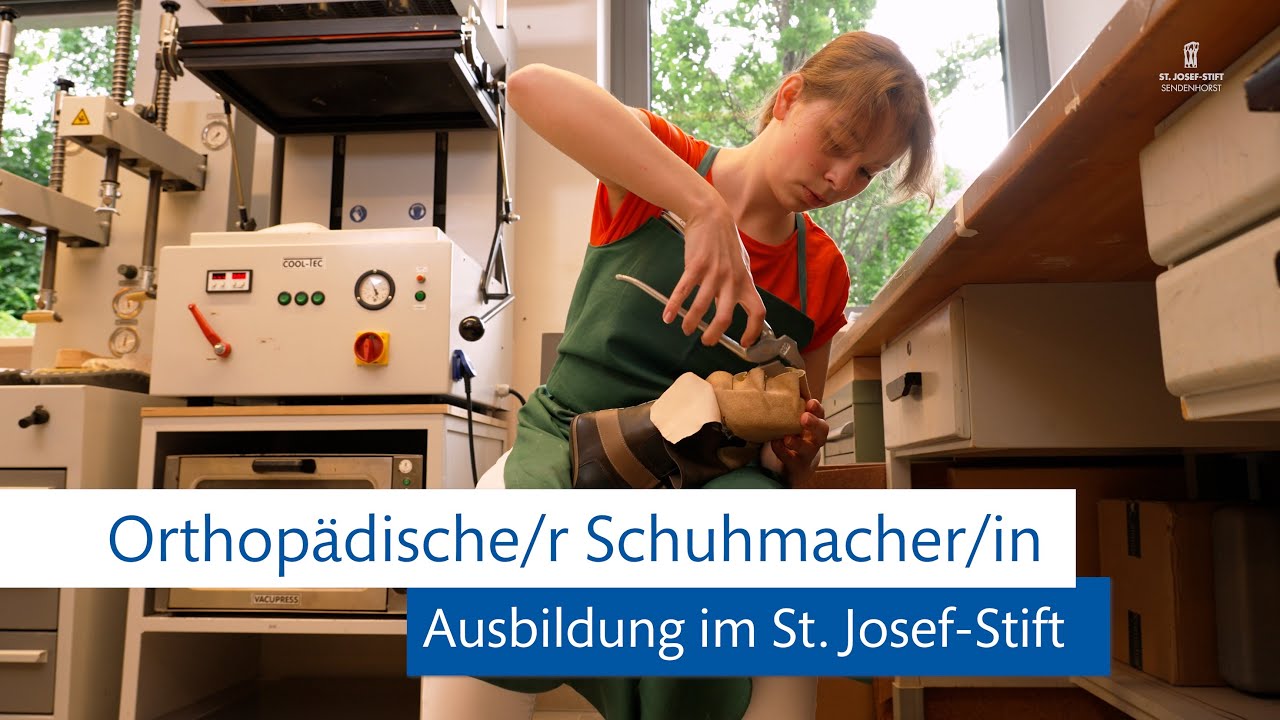 Ausbildung Orthopädieschuhtechnik im St. Josef-Stift - YouTube