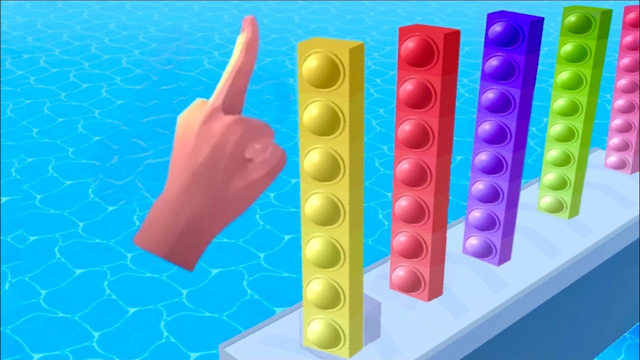 PopitAll Game - POP US! Very satisfying and relaxing slicing game - YouTube