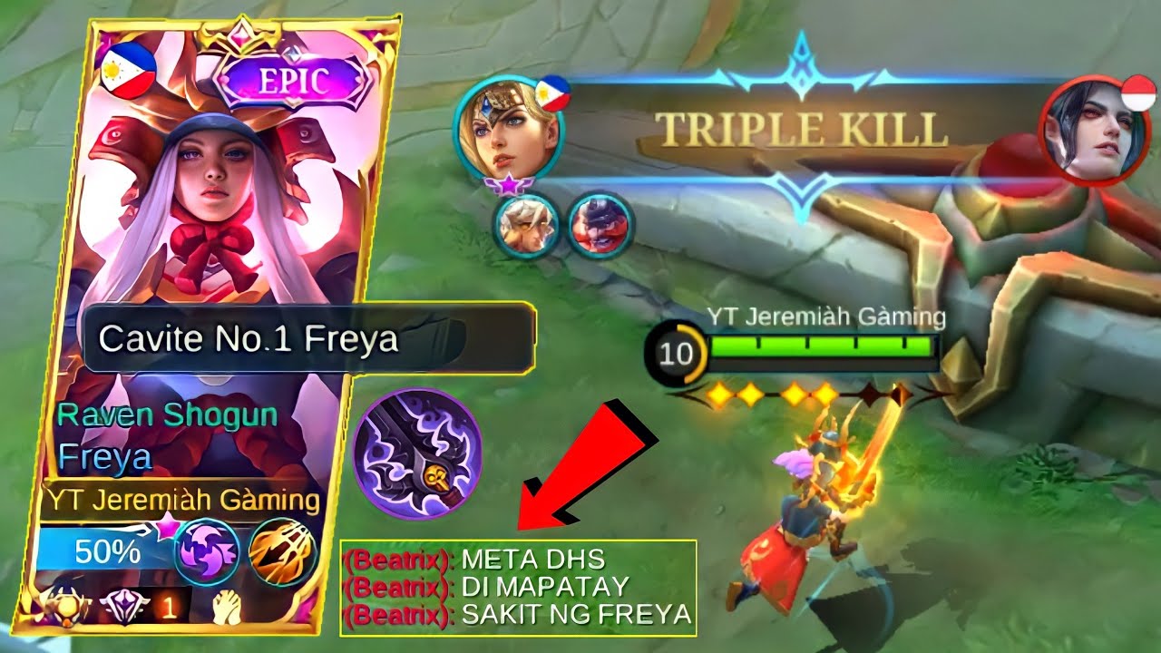 THIS SEASON 25 NEW META ITEM?🤔 | TOP 1 GLOBAL FREYA | FREYA BEST BUILD ...