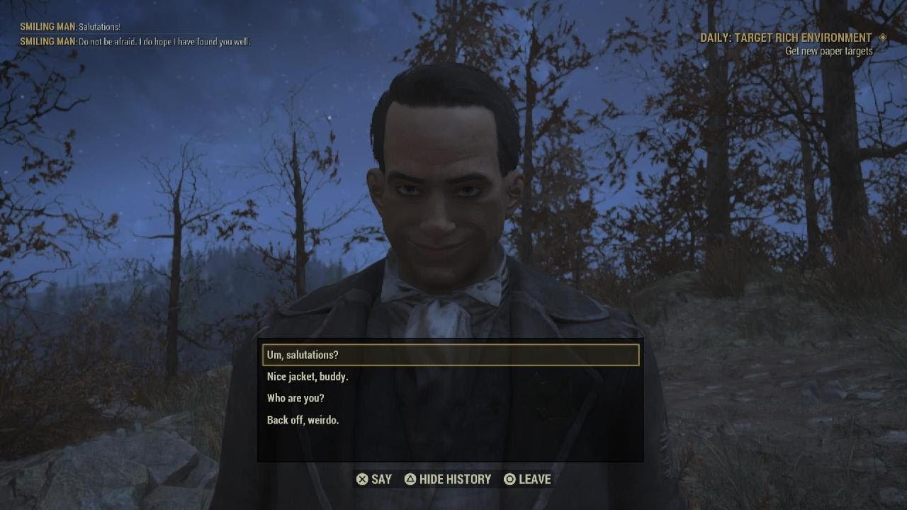 Fallout 76_The Smiling man. - YouTube