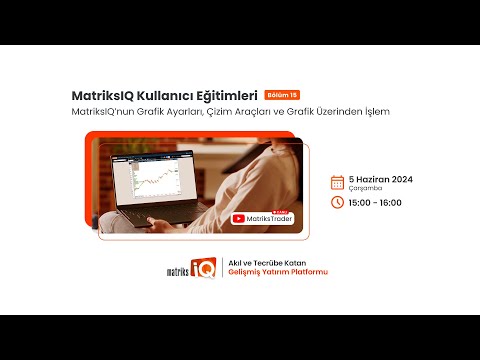 MatriksIQ Kullanıcı Eğitimleri 15.Bölüm - Grafik Ayarları, Çizim Araçları ve Grafik Üzerinden İşlem