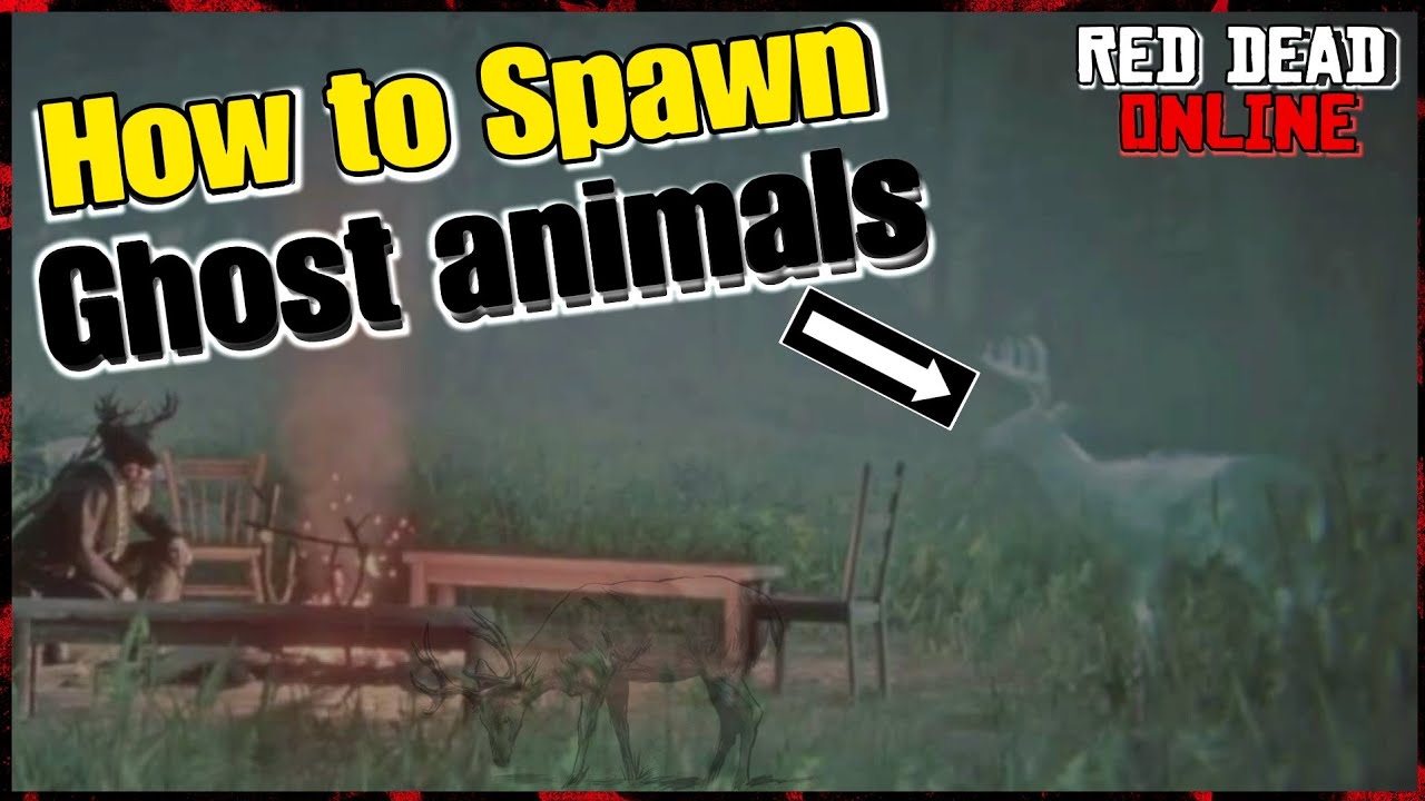 How to Spawn in Ghost Animals Red Dead Online | RDR2 Ghost Buck Guide ...