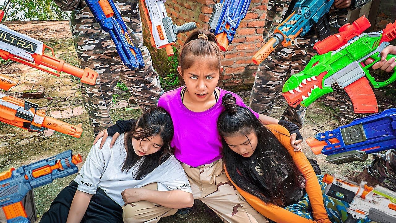 Xgirl Nerf Films:Candy Episodes SEAL & X Girl Nerf Guns Fight Spider And Pumpkin Weapons ...