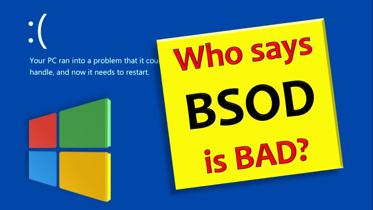 Is Blue Screen of Death (BSOD) BAD? #windows #informationtechnology # ...