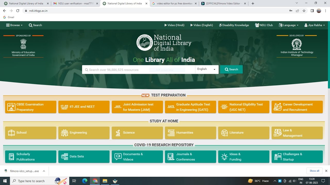 Step by Step Process of NDLI Member Registration| Part I.|| Central ...