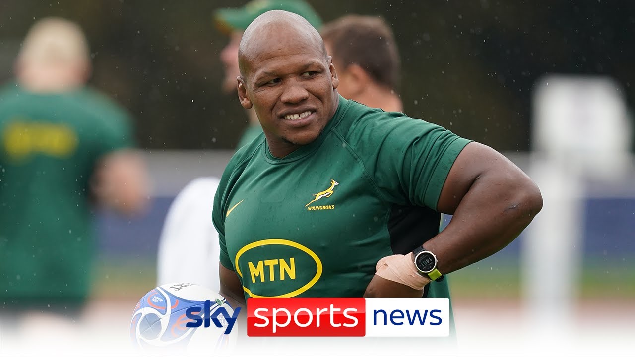 Bongi Mbonambi to start Rugby World Cup final - YouTube