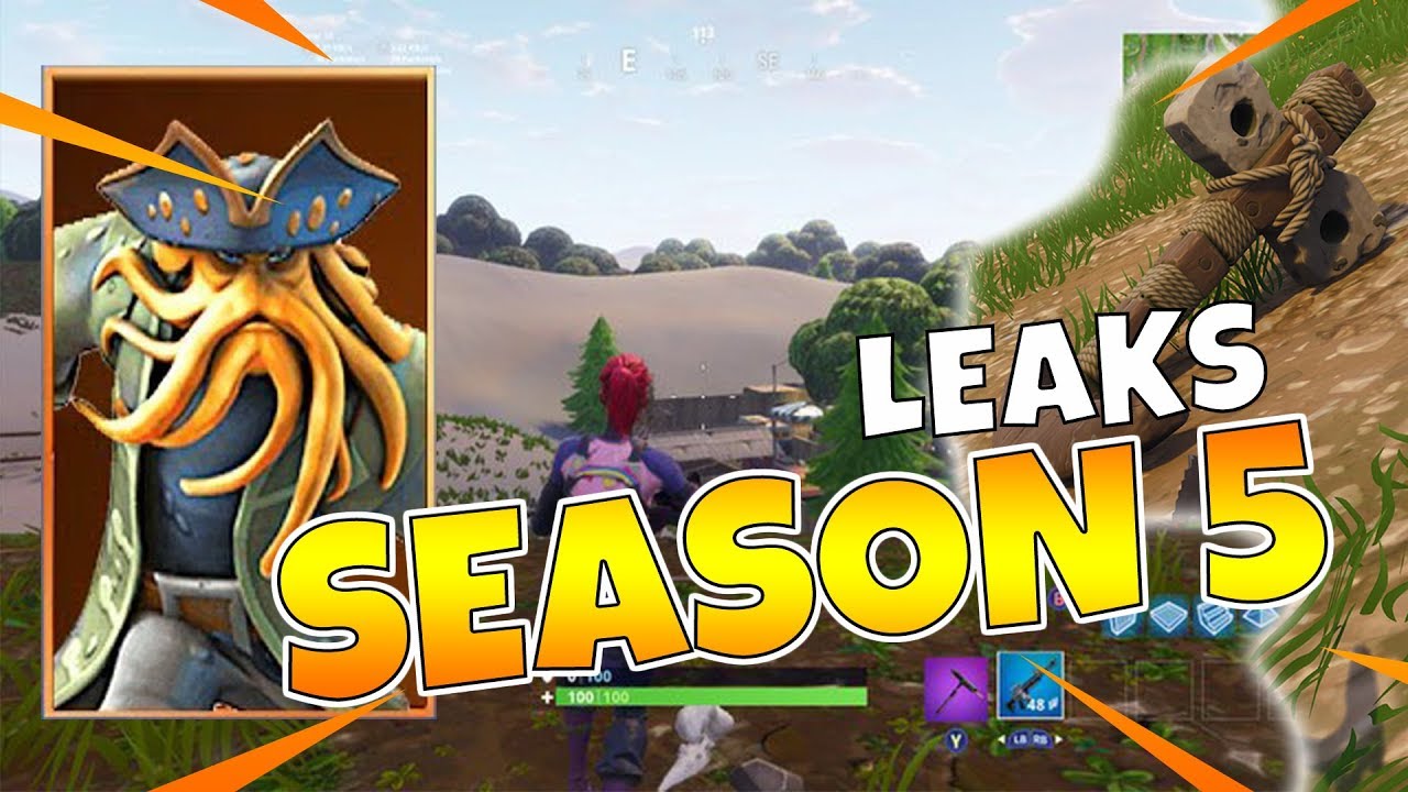 SEASON 5 Map Update Leaked! New Fortnite Season 5 BATTLE PASS Theme ...