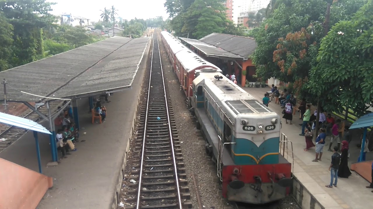 class M2 diesel electric locomotive is hauling Intercity express train ...