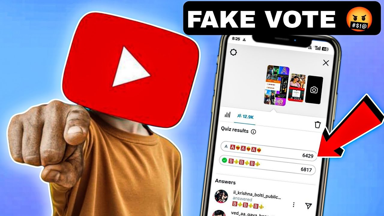 Instagram fake poll vote kaise badhaye 🤯 | get fake vote instagram 2 ...