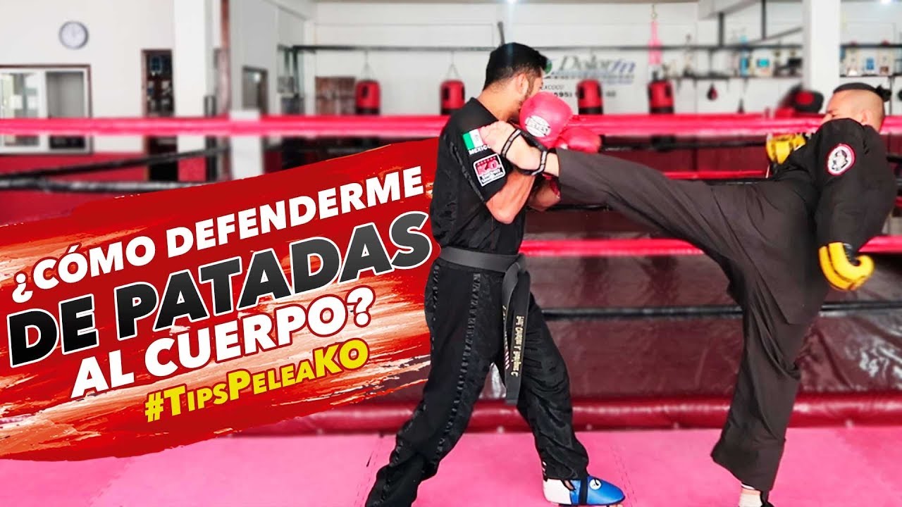 ¿Cómo defender patadas al cuerpo durante una pelea? | kick boxing, muay thai, lima lama, karate ...