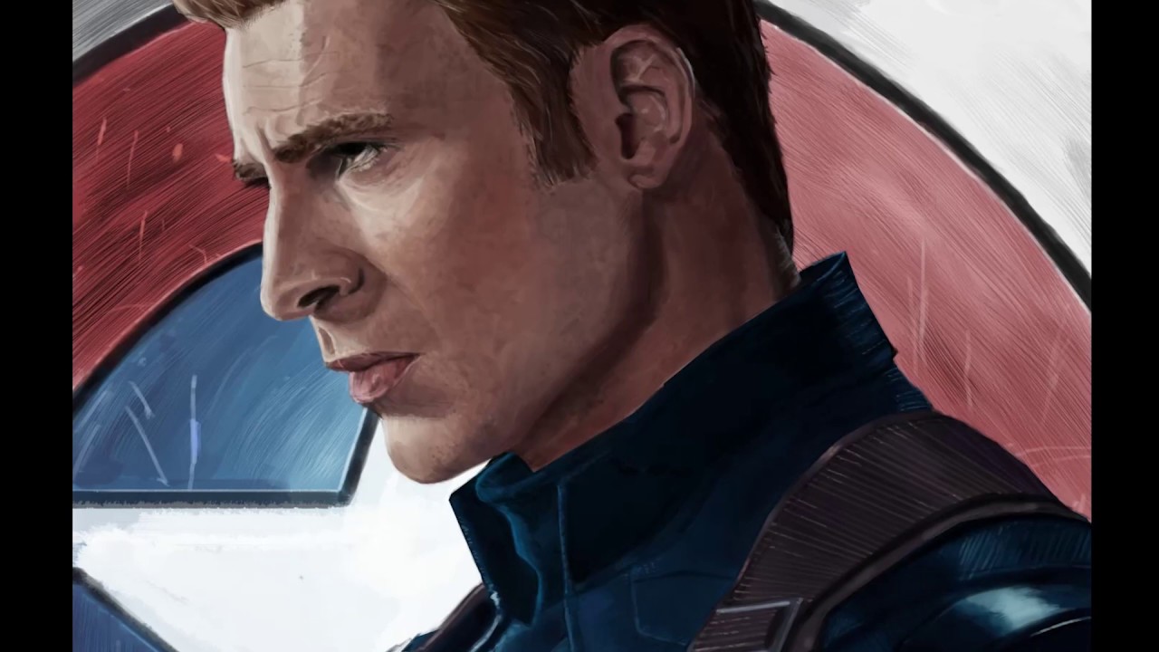 스피드페인팅 캡틴아메리카 / Speed Painting Captain America - YouTube