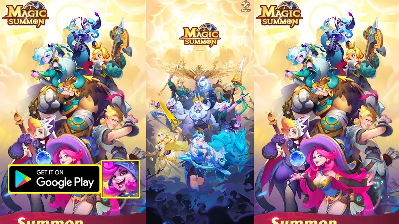 Magic Summon Gameplay/APK/First Look/New Mobile Game - YouTube