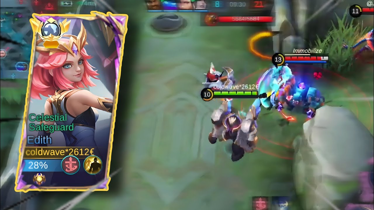 MOMENT EPIC COMEBACK | MVP EDITH GAMEPLAY | Top Global Edith Mobile ...