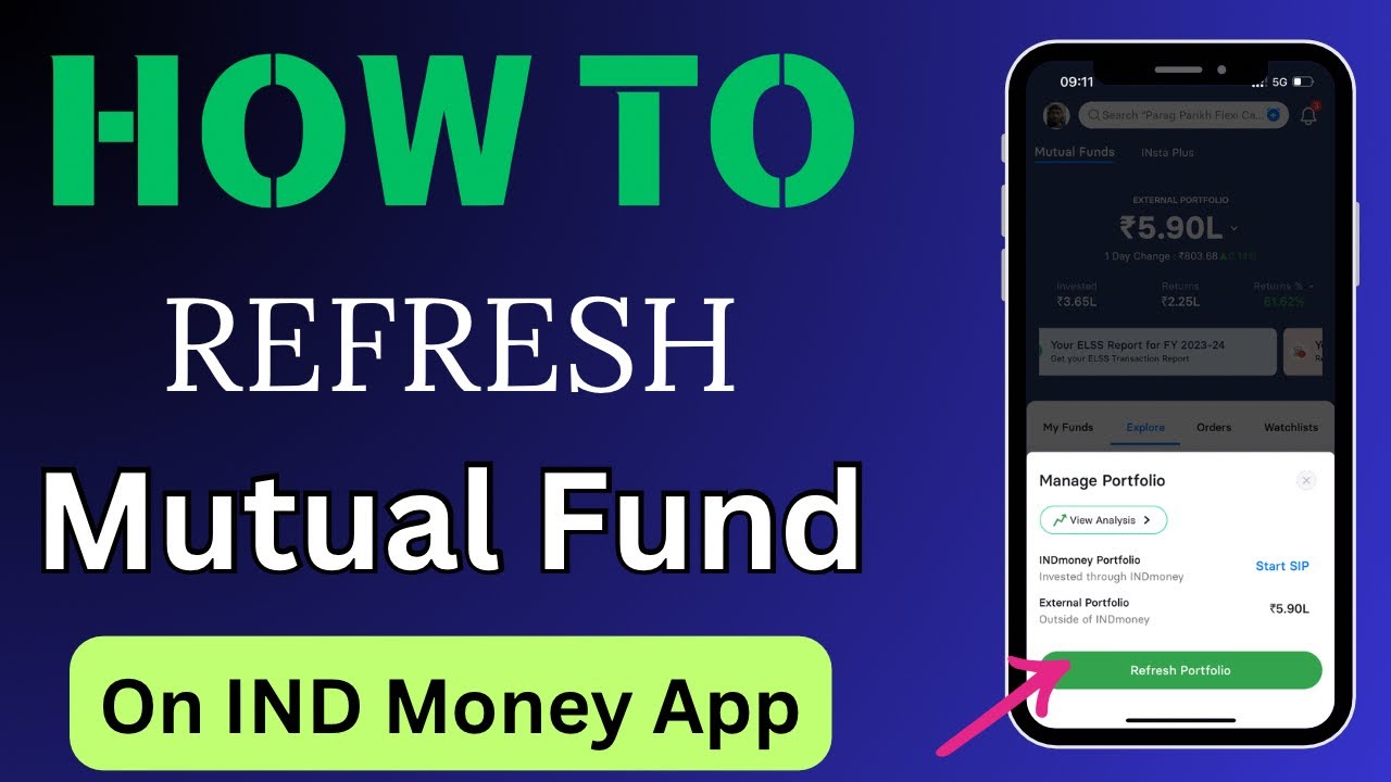 How Do I Refresh Mutual Fund on IND Money App? - YouTube