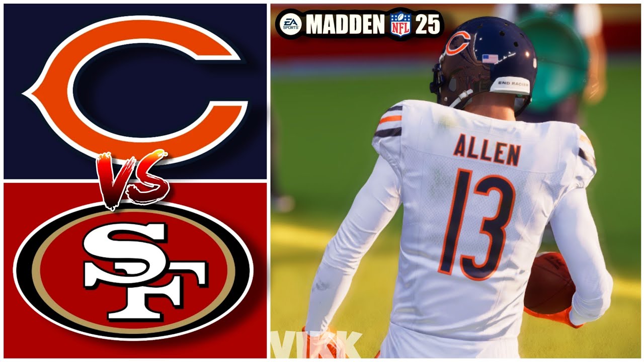 Bears vs 49ers Week 14 Simulation (Madden 25 Rosters) - YouTube