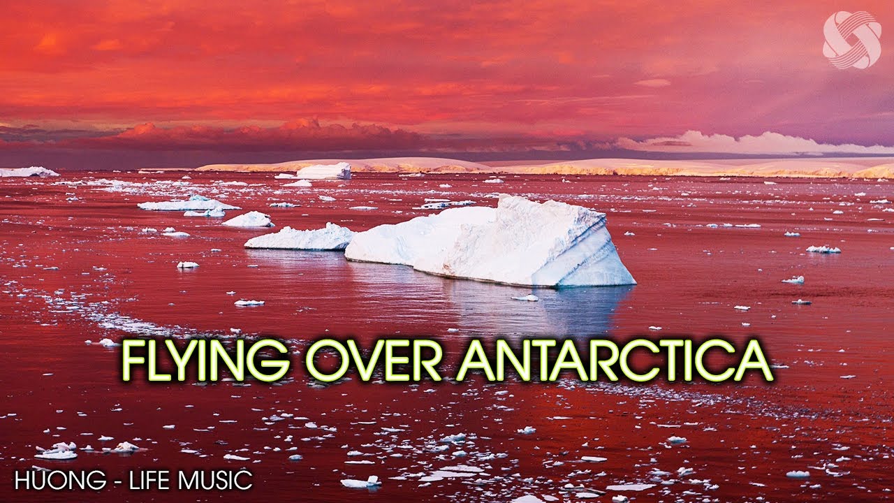 FLYING OVER ANTARCTICA - Relaxing Music With Stunning Beautiful Nature ...