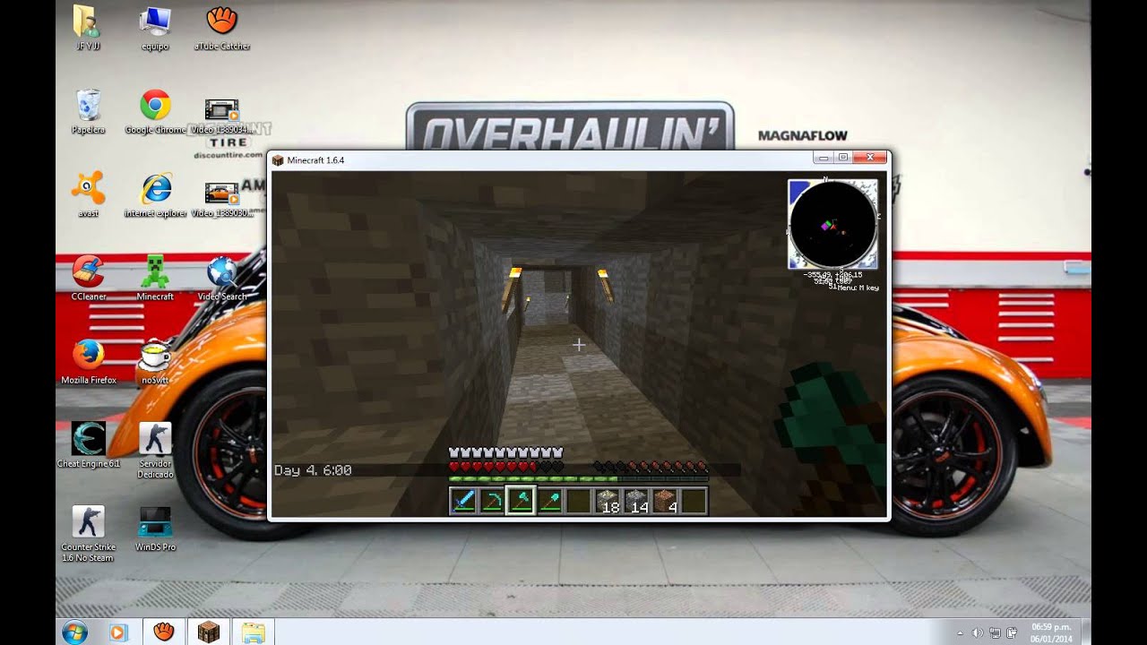 gameply de minecraft 1 6 4 - YouTube