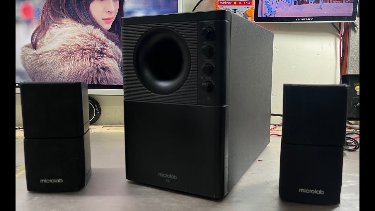 Loa vi tính Microlap X2 : 400K đến 590k : 0336465246 - YouTube