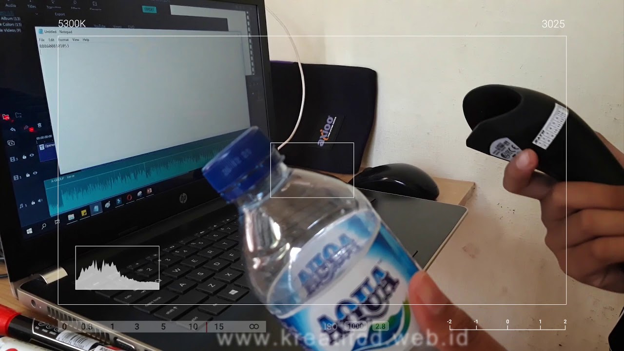 Barcode Scanner Argox as 8000 autoscan - YouTube