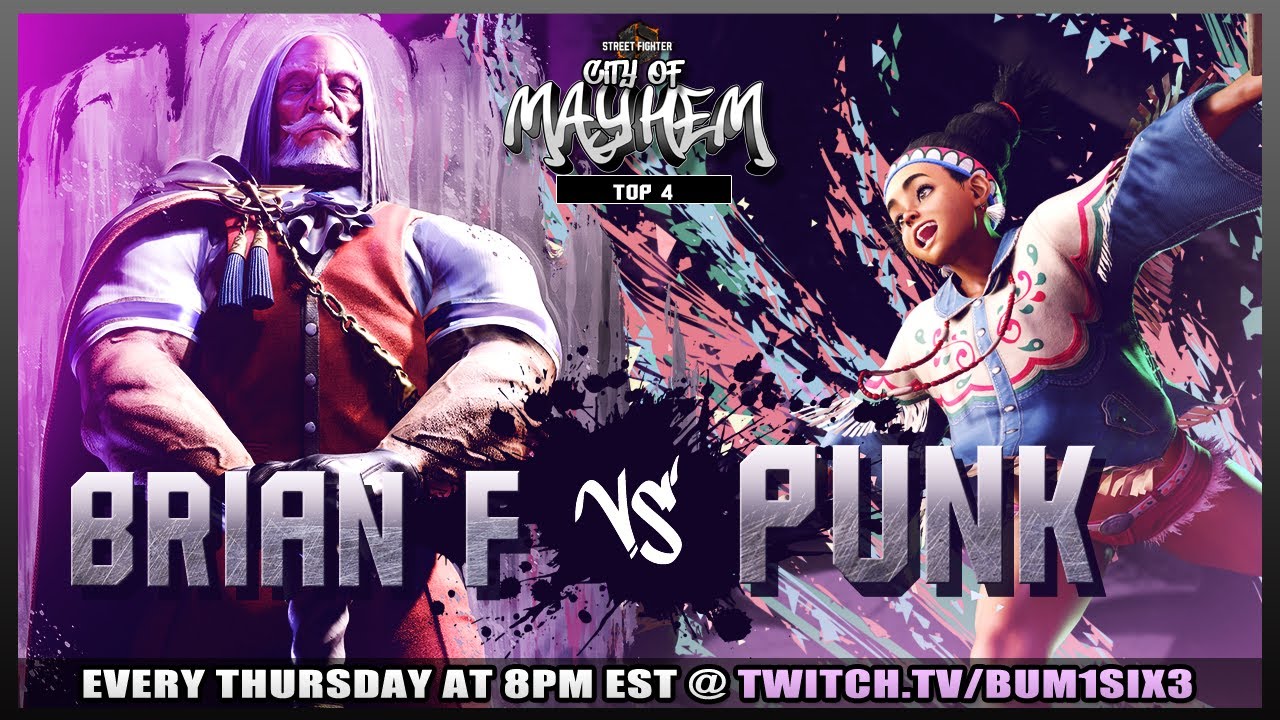 SF6 | COM 2 | Brian F vs Punk | TOP 4 | STOP ALL ACTIVIES AND WATCH ...