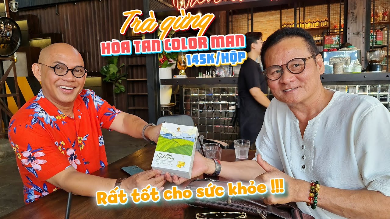 Color Man làm sản phẩm mới TRÀ GỪNG MẬT HOA DỪA tặng cho "Người Tình ...