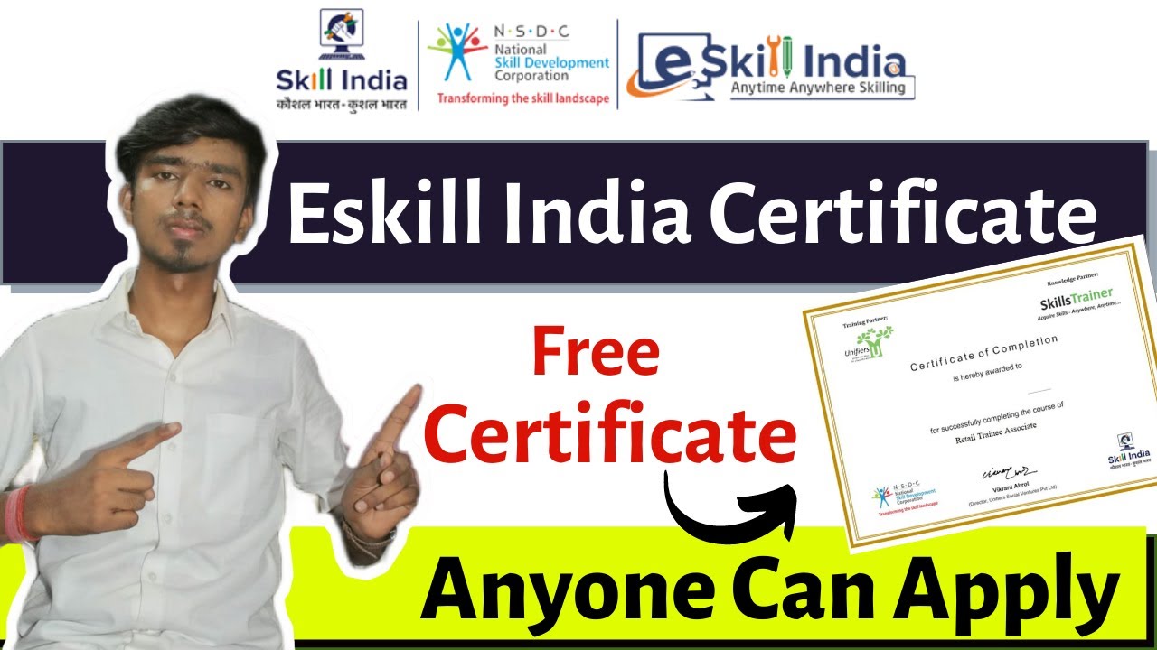 Eskill India Free Courses | Eskill India New Courses | Eskill India ...