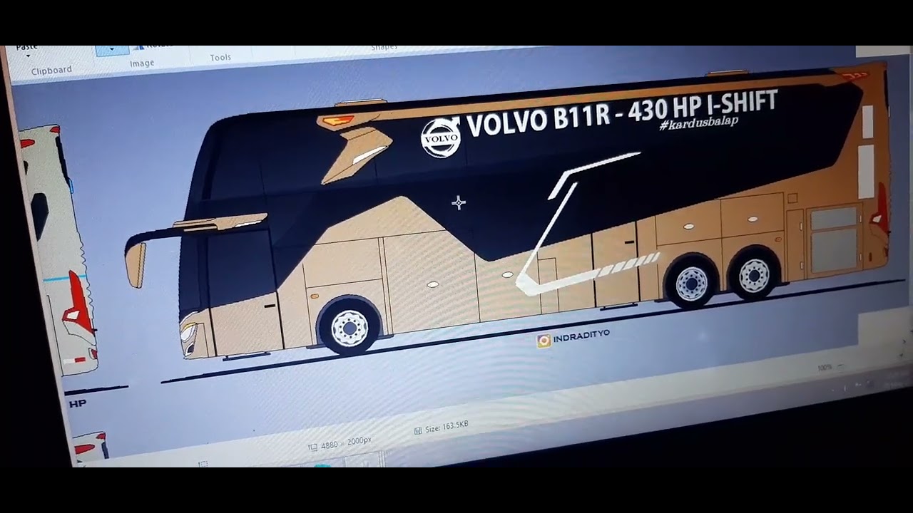 TAM JETBUS 3+ UHD DESIGN DI MICROSOFT PAINT | 31 MID - YouTube