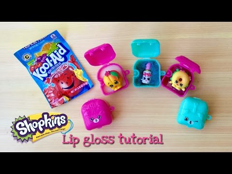 Shopkins Season five lip gloss craft tutorial