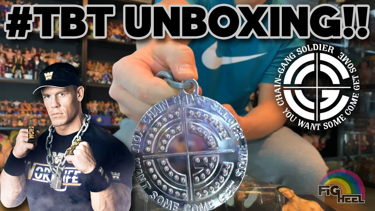 TBT UNBOXING!! WWE Jakks John Cena Chain Gang Chain And Action Figure ...